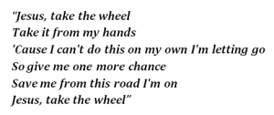 Carrie Underwood’s “Jesus, Take the Wheel” Lyrics Meaning - Song ...