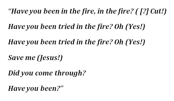 Dave's "In the Fire" Lyrics Meaning - Song Meanings and Facts