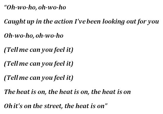 "The Heat is On" by Glenn Frey - Song Meanings and Facts