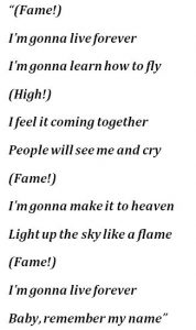 "Fame" by Irene Cara - Song Meanings and Facts