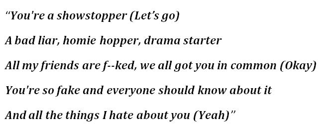 "All The Things I Hate About You" by Huddy - Song Meanings and Facts