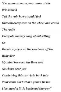 "Backroad Therapy" by Alexandra Kay - Song Meanings and Facts